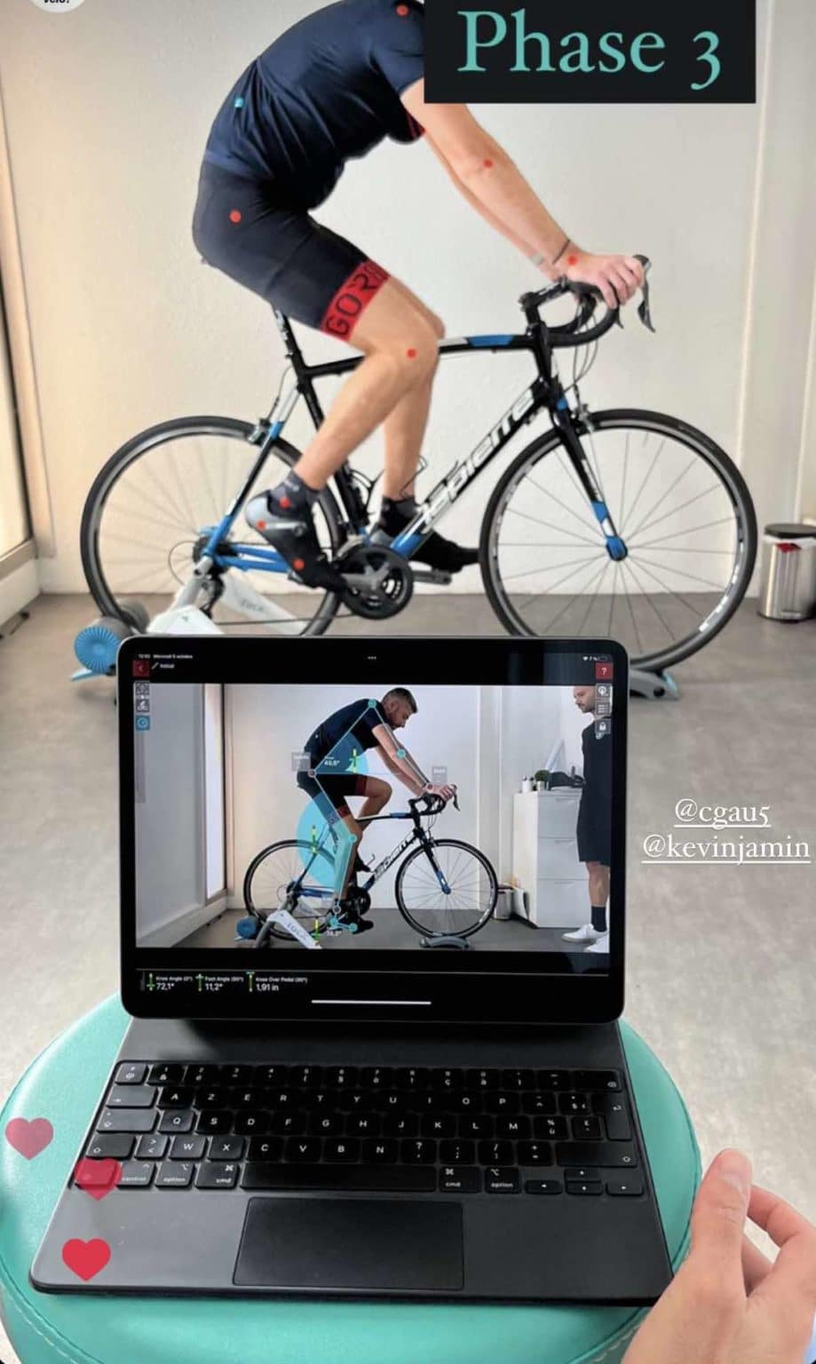 Analyse posturale cycliste - Bikefitting - Annecy - parc des glaisins